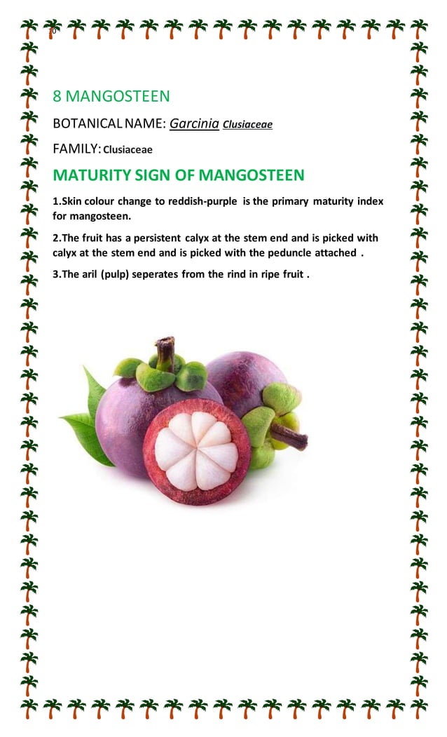 Maturity indecs of minor fruits and vegetables | PDF