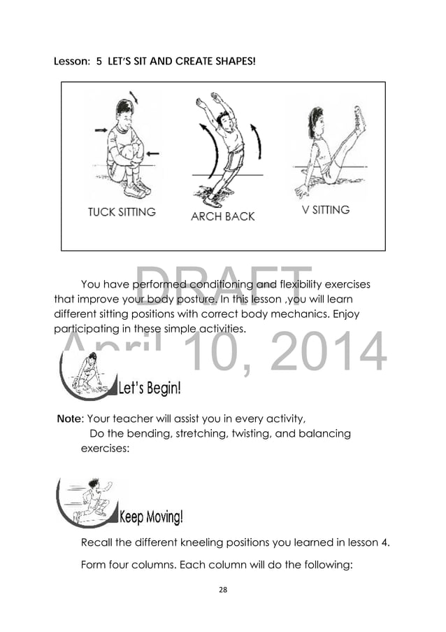 Grade 3 PE Learners Module | PDF | Figure Skating | Sports