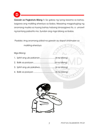 PE3 Q2FV2.pdf QUARTER 2 PHYSICAL EDUCATION | PDF