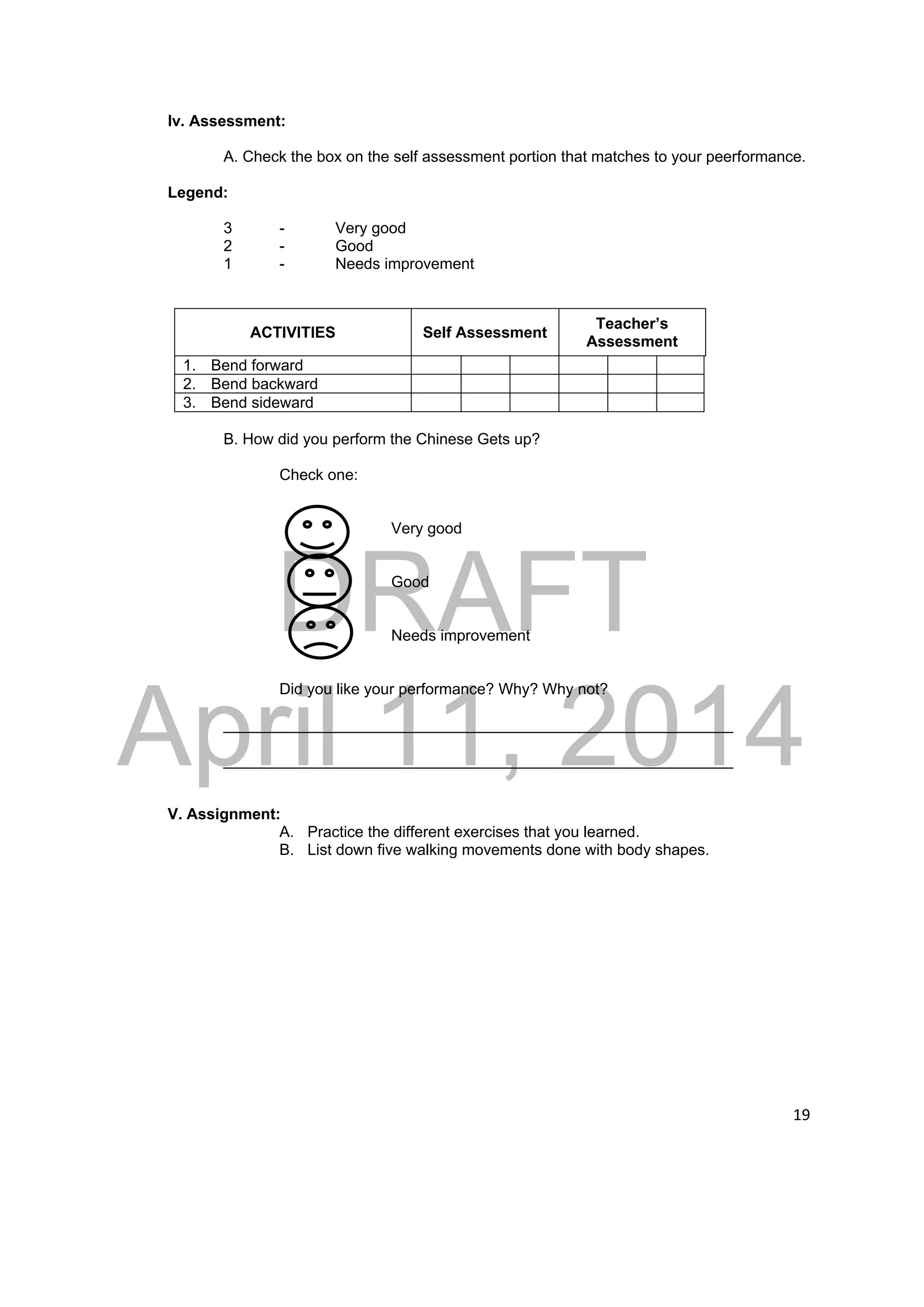 Grade 3 PE Teachers Guide | PDF