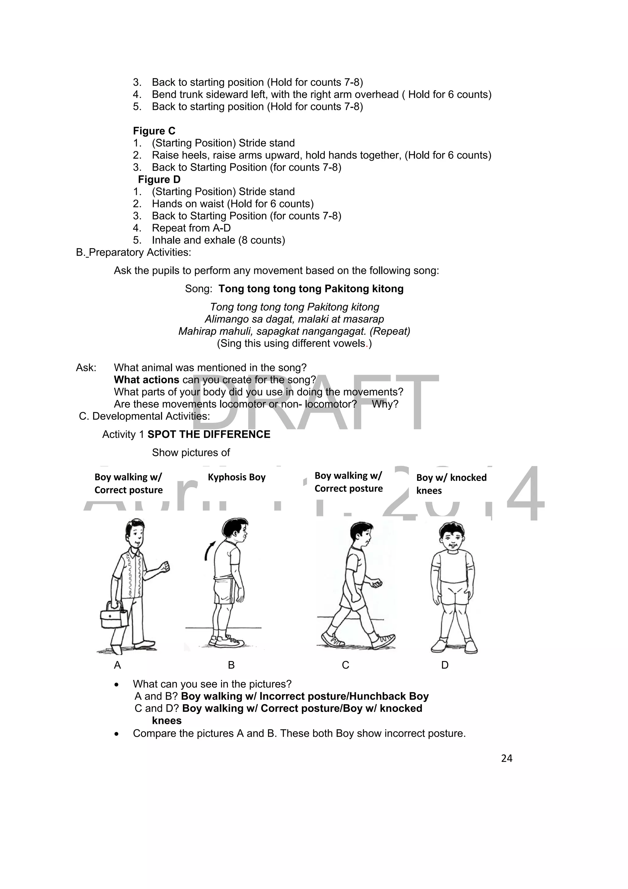 Grade 3 PE Teachers Guide | PDF