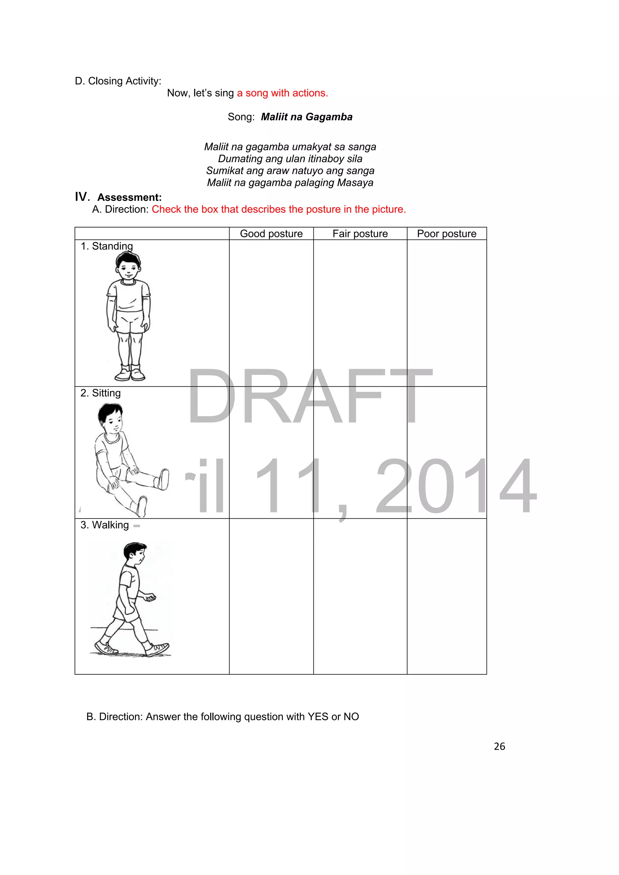 Grade 3 PE Teachers Guide | PDF