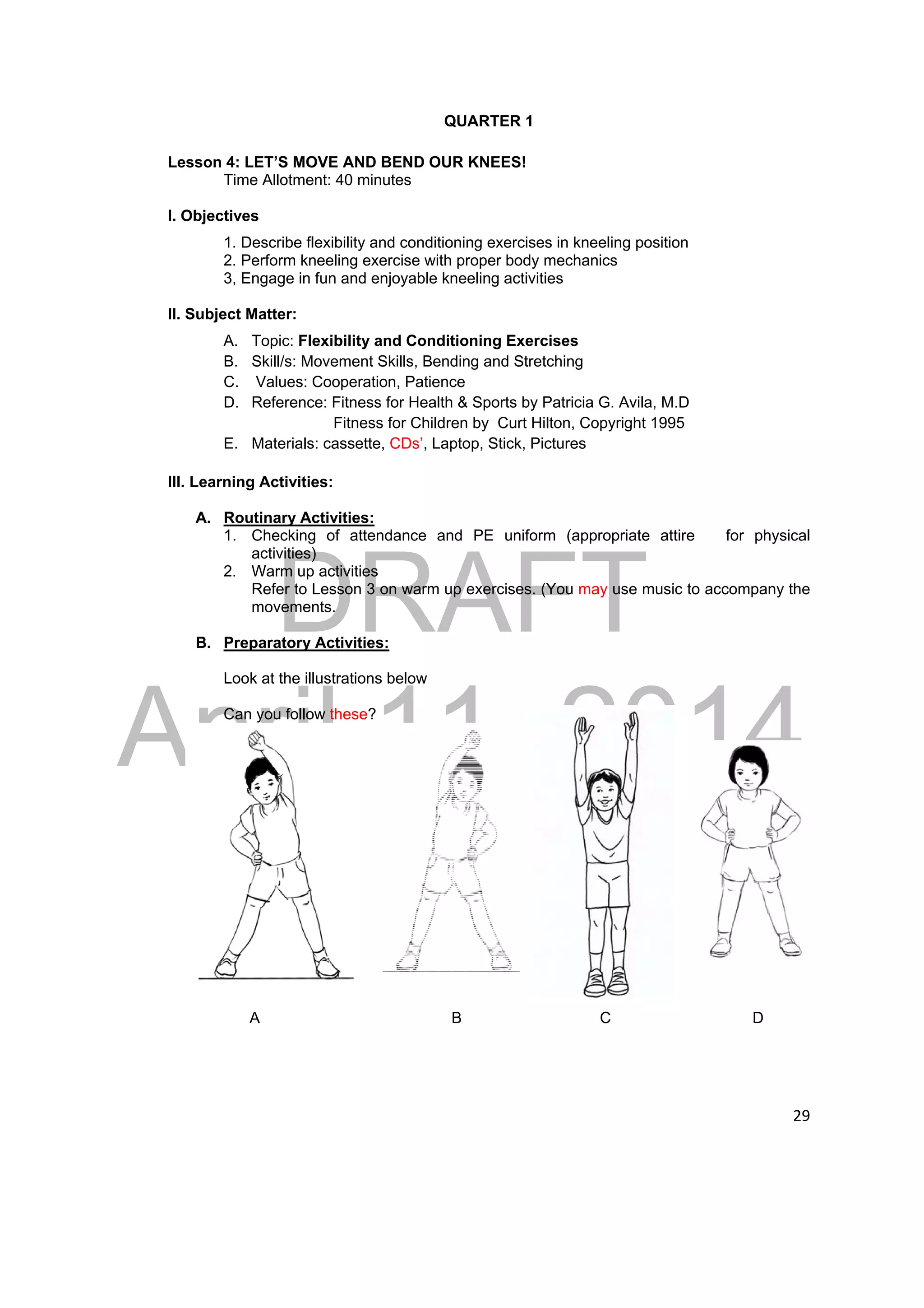 Grade 3 PE Teachers Guide | PDF