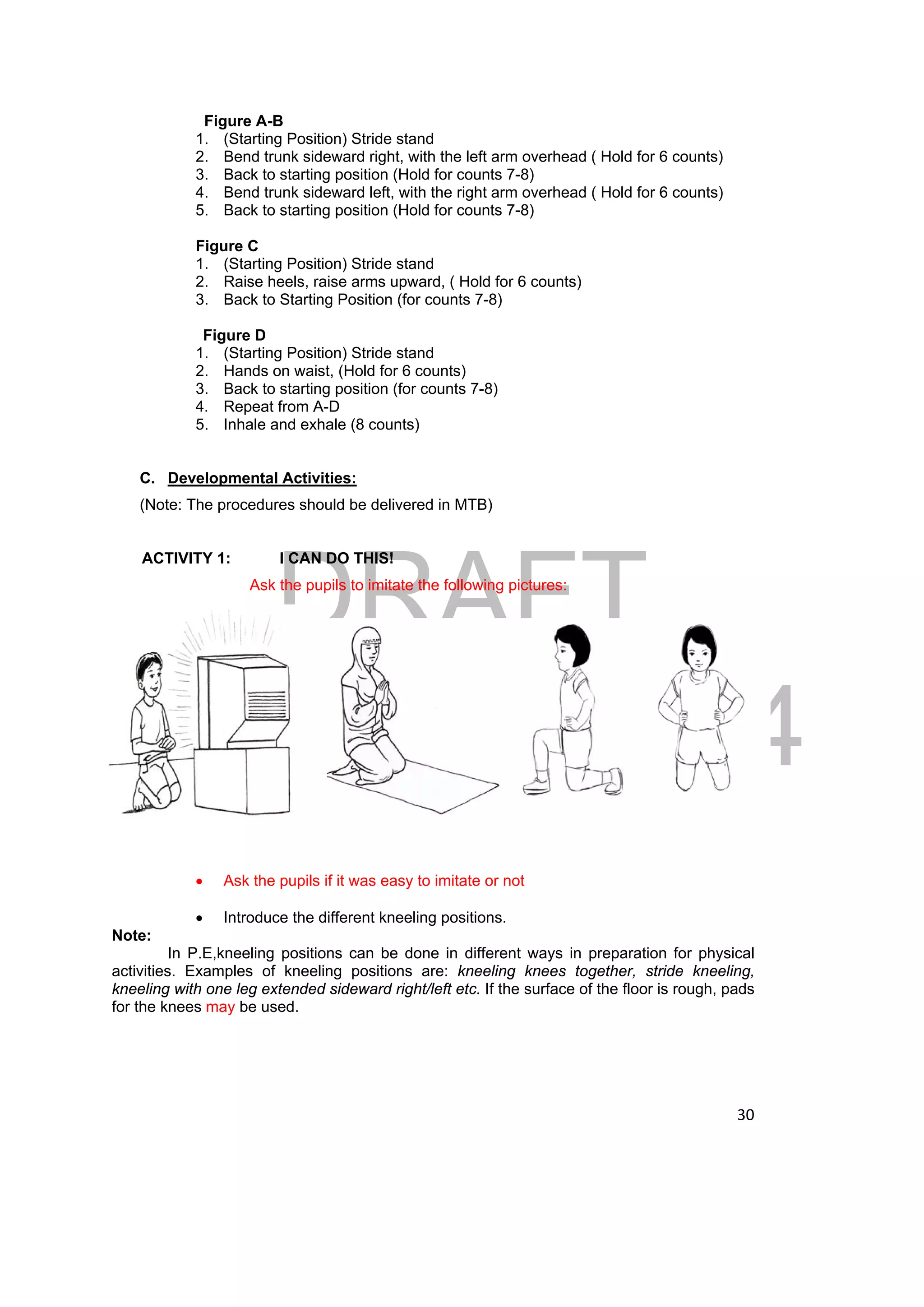 Grade 3 PE Teachers Guide | PDF