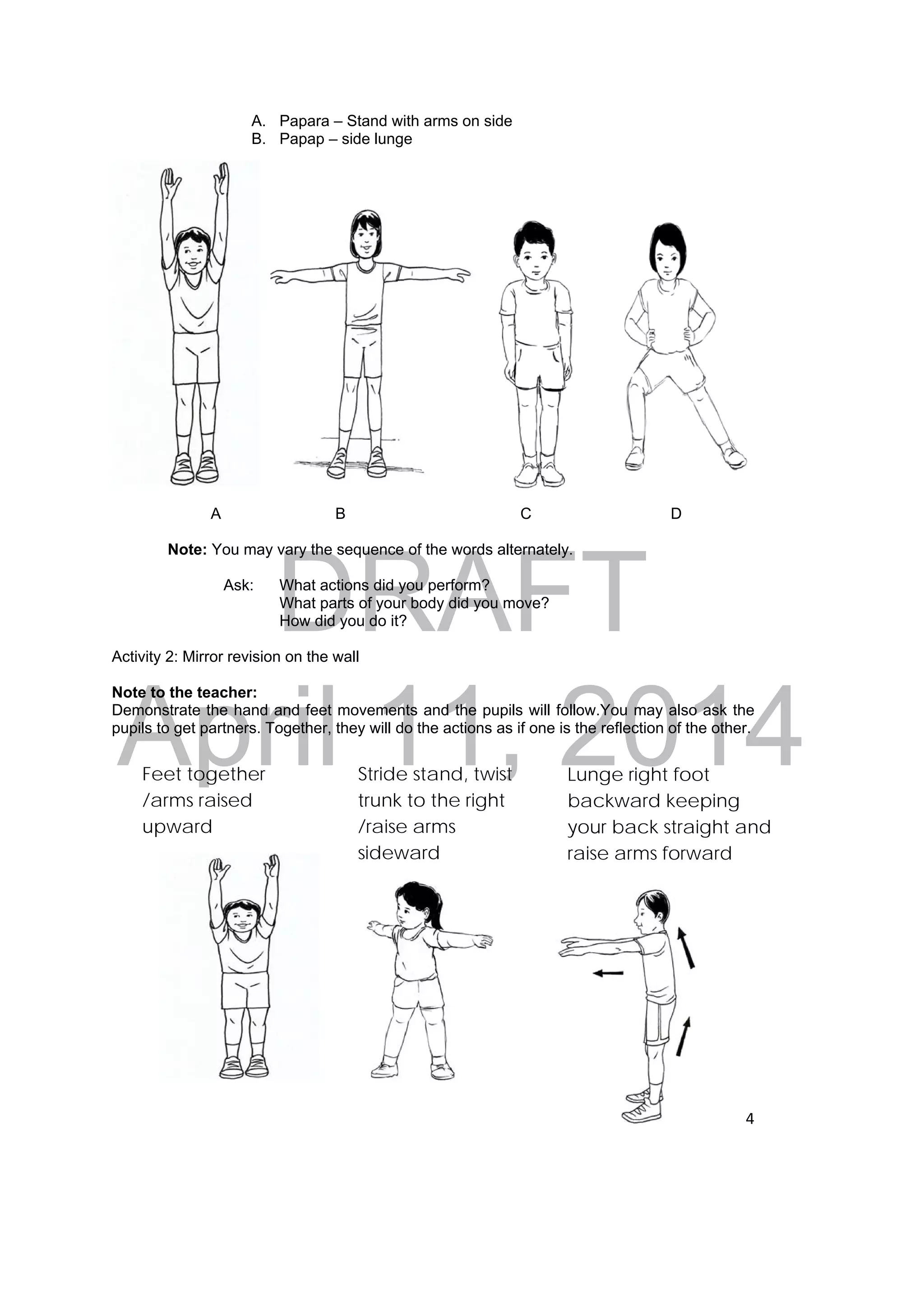 Grade 3 PE Teachers Guide | PDF