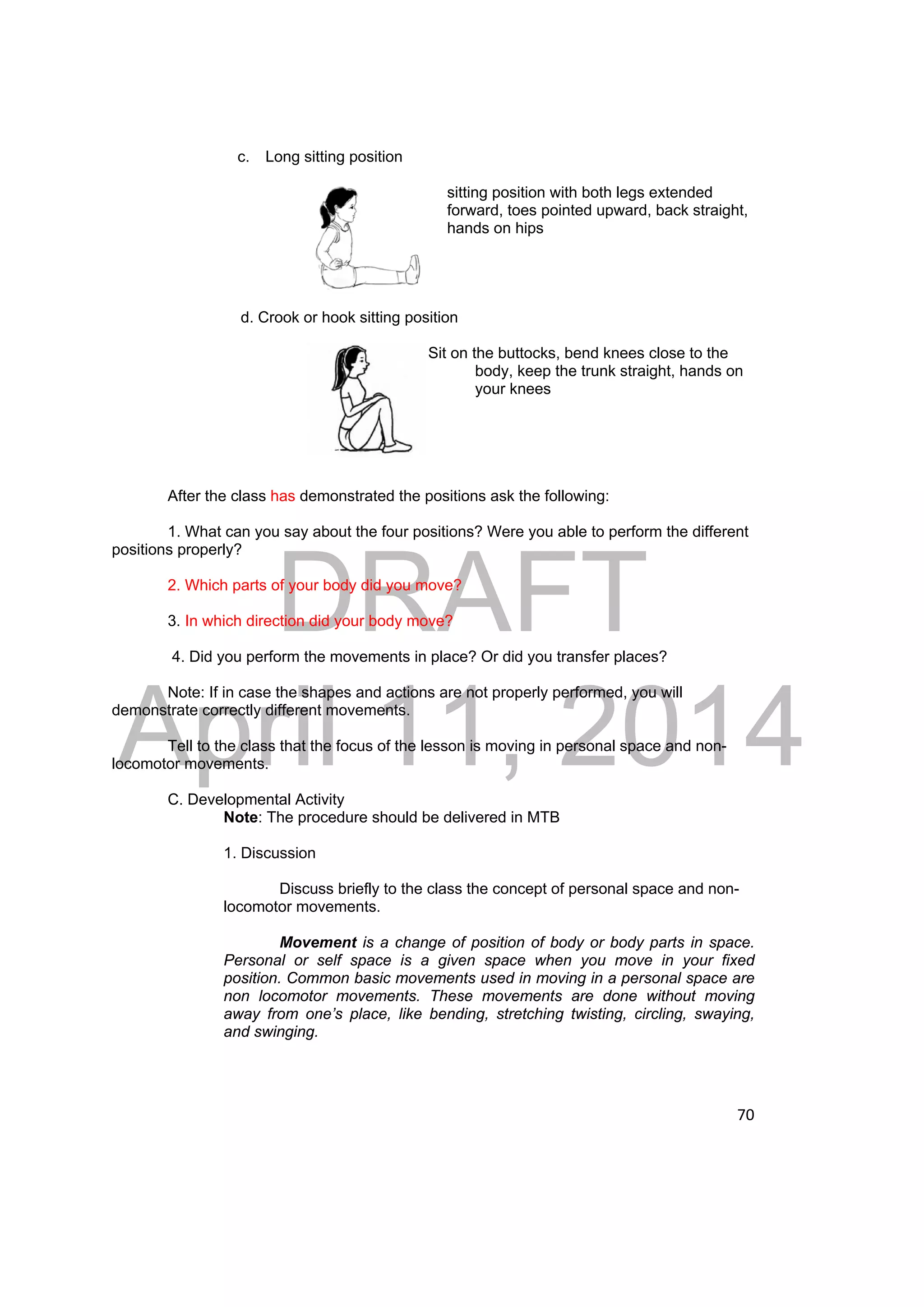 Grade 3 PE Teachers Guide | PDF