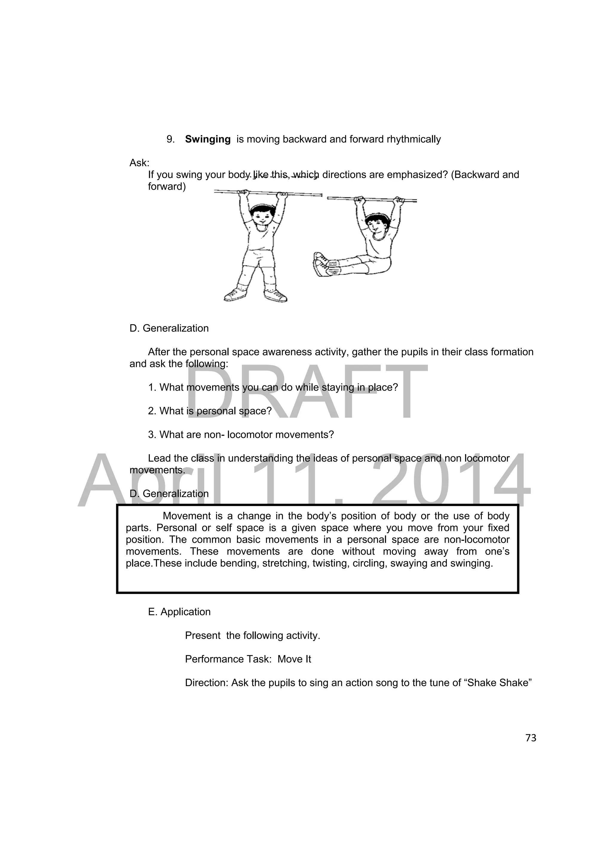 Grade 3 PE Teachers Guide | PDF