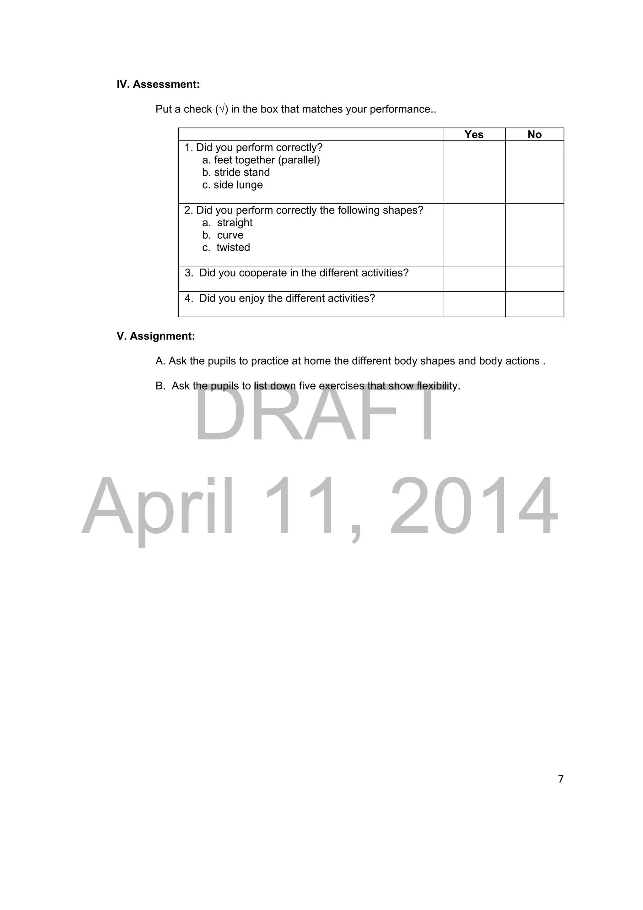 Grade 3 PE Teachers Guide | PDF