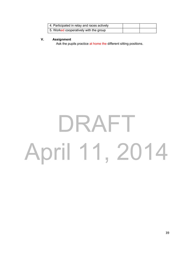 Grade 3 PE Teachers Guide | PDF