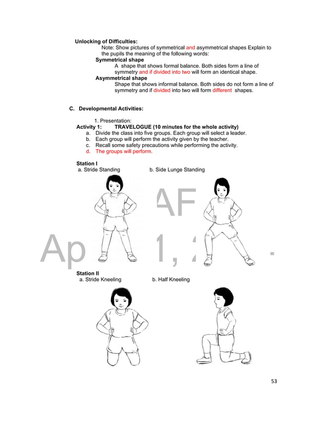 Grade 3 PE Teachers Guide | PDF