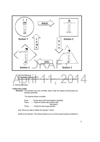 Grade 3 PE Teachers Guide | PDF