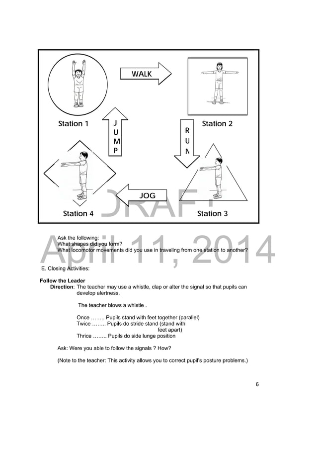 Grade 3 PE Teachers Guide | PDF