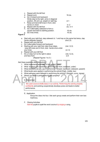 Grade 3 PE Teachers Guide | PDF