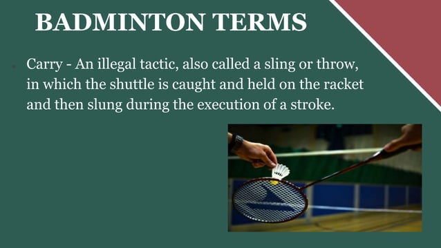 Unit 5- Drills and Terminologies of Badminton | PPTX
