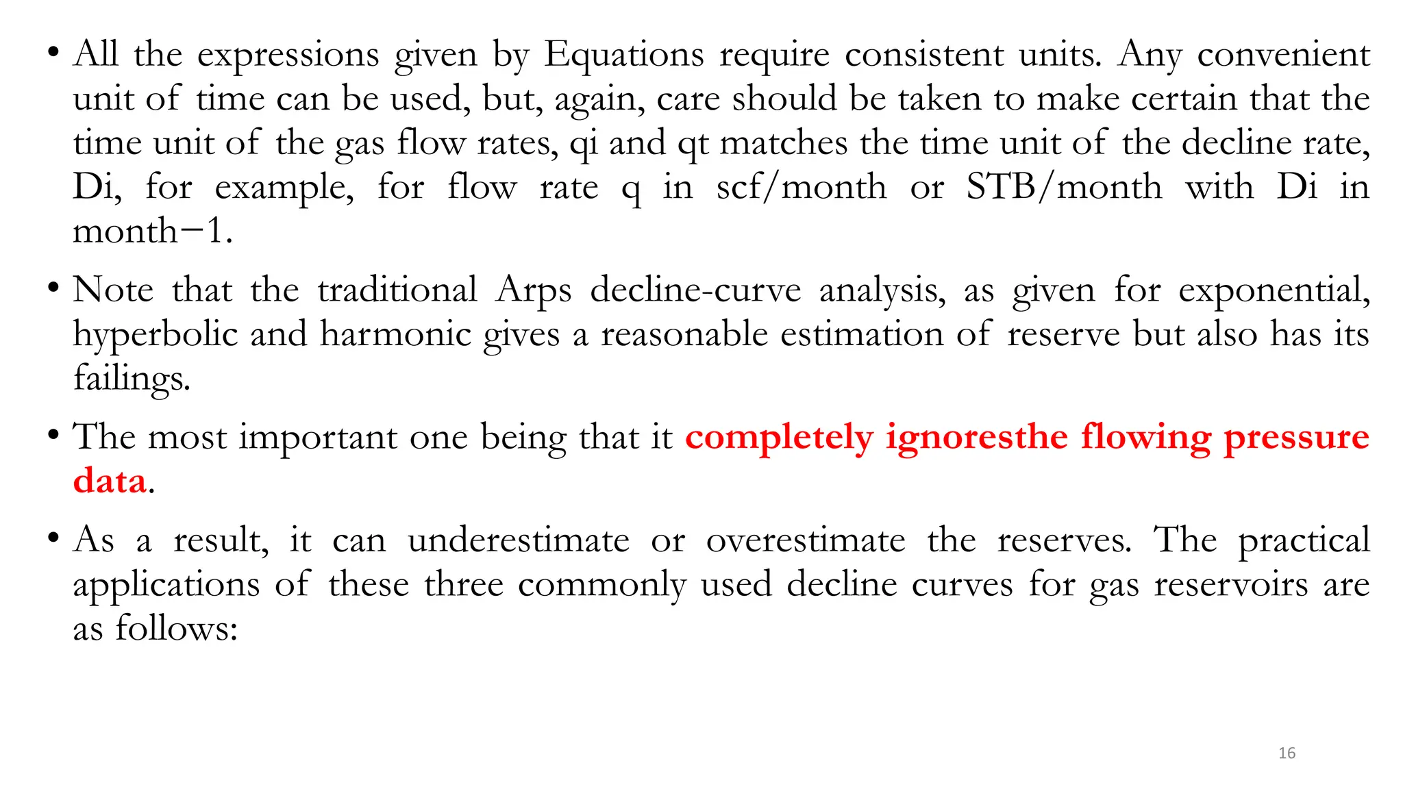 PE 459 LECTURE 8, decline curve analysis for gas wells | PDF