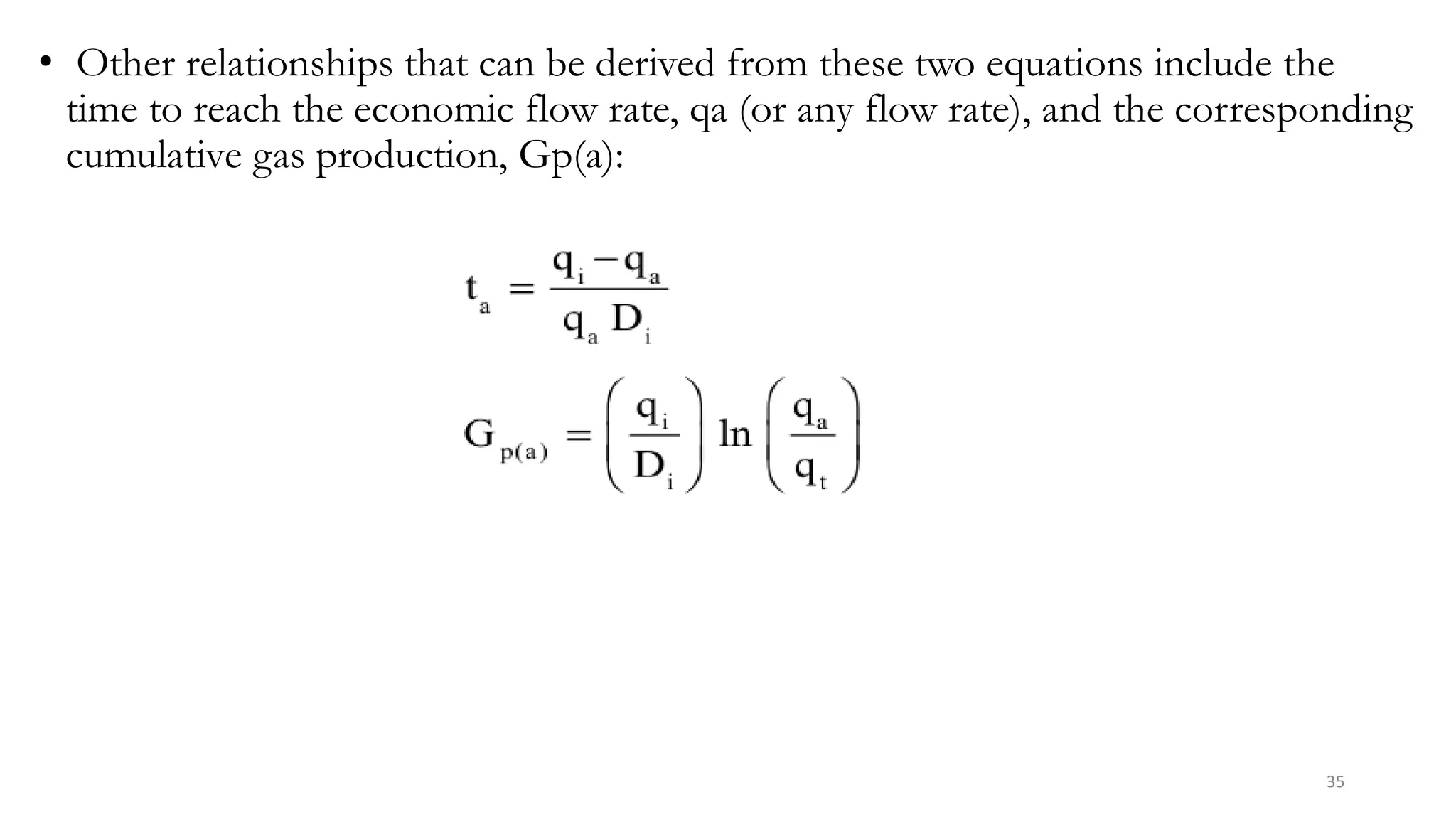 PE 459 LECTURE 8, decline curve analysis for gas wells | PDF