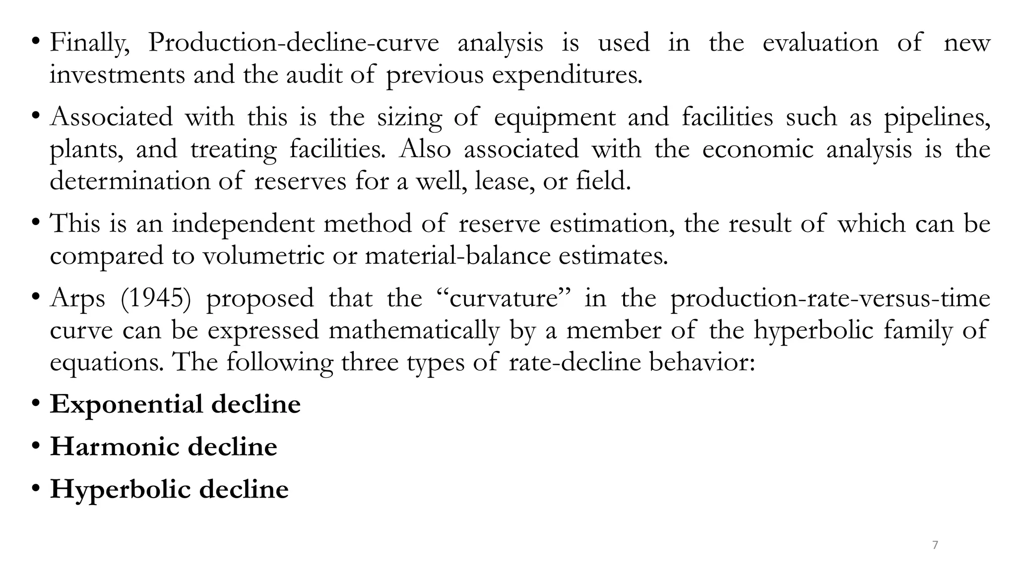 PE 459 LECTURE 8, decline curve analysis for gas wells | PDF