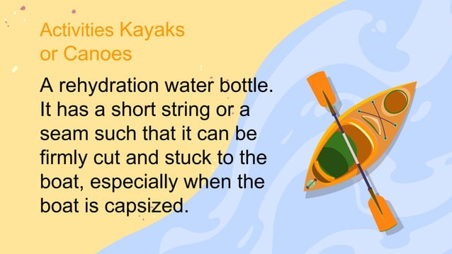 PE 4 Week 4.pptx | Canoeing and Kayaking | Extreme Sports