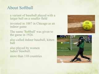 softball fastpitch | PPT