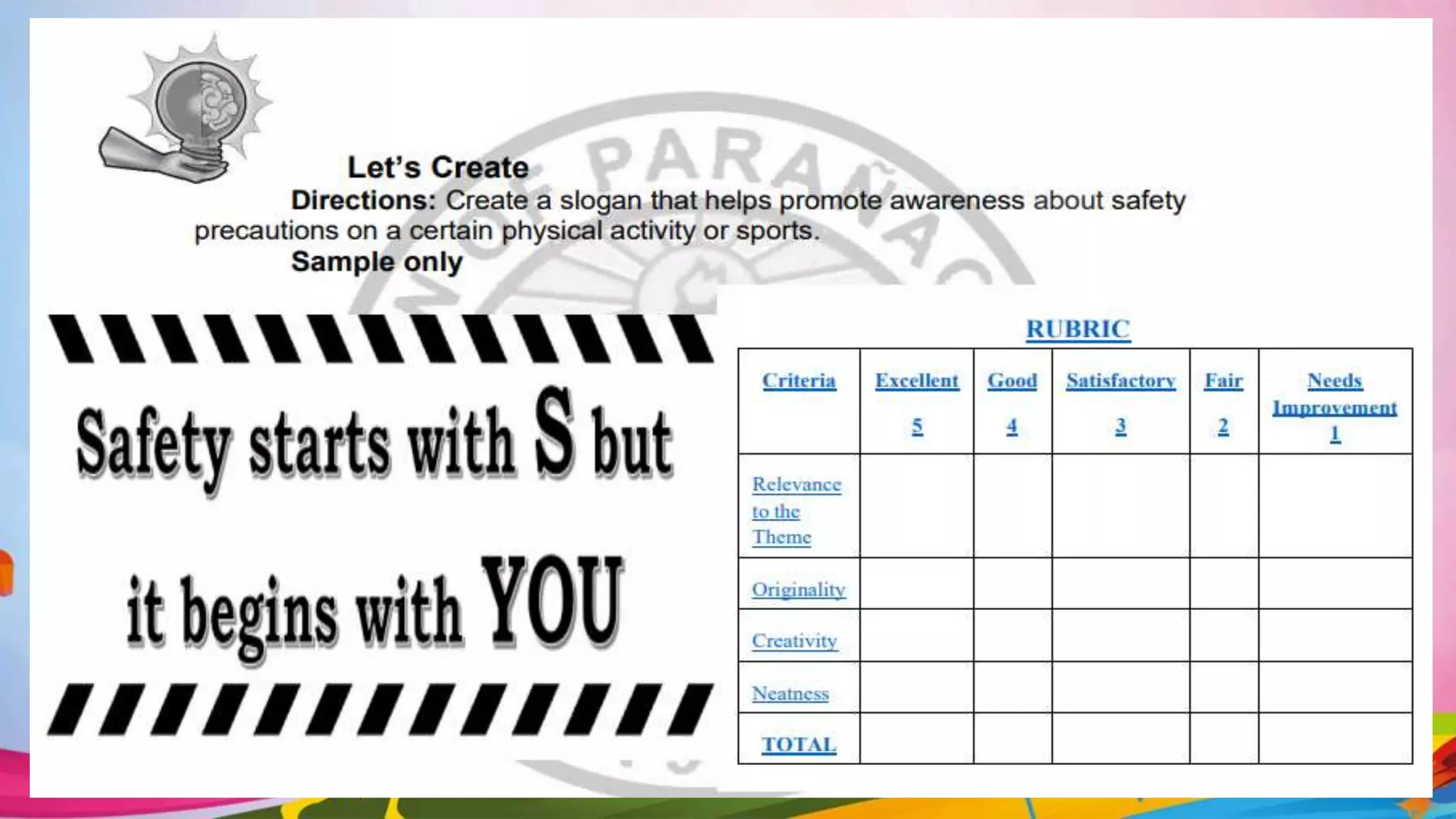 Module 2 week 3and4 safety precautions in playing games PE6 | PPTX