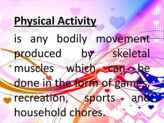 PE 7 - Lesson 3 Principles of Physical Activities | PDF