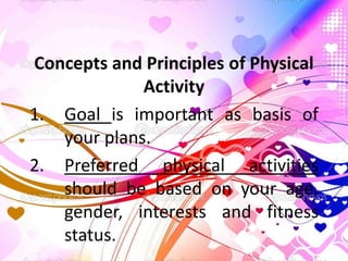 PE 7 - Lesson 3 Principles of Physical Activities | PDF