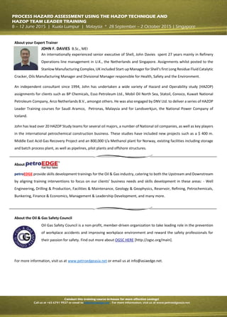 Hazop training - Hazard training | PDF