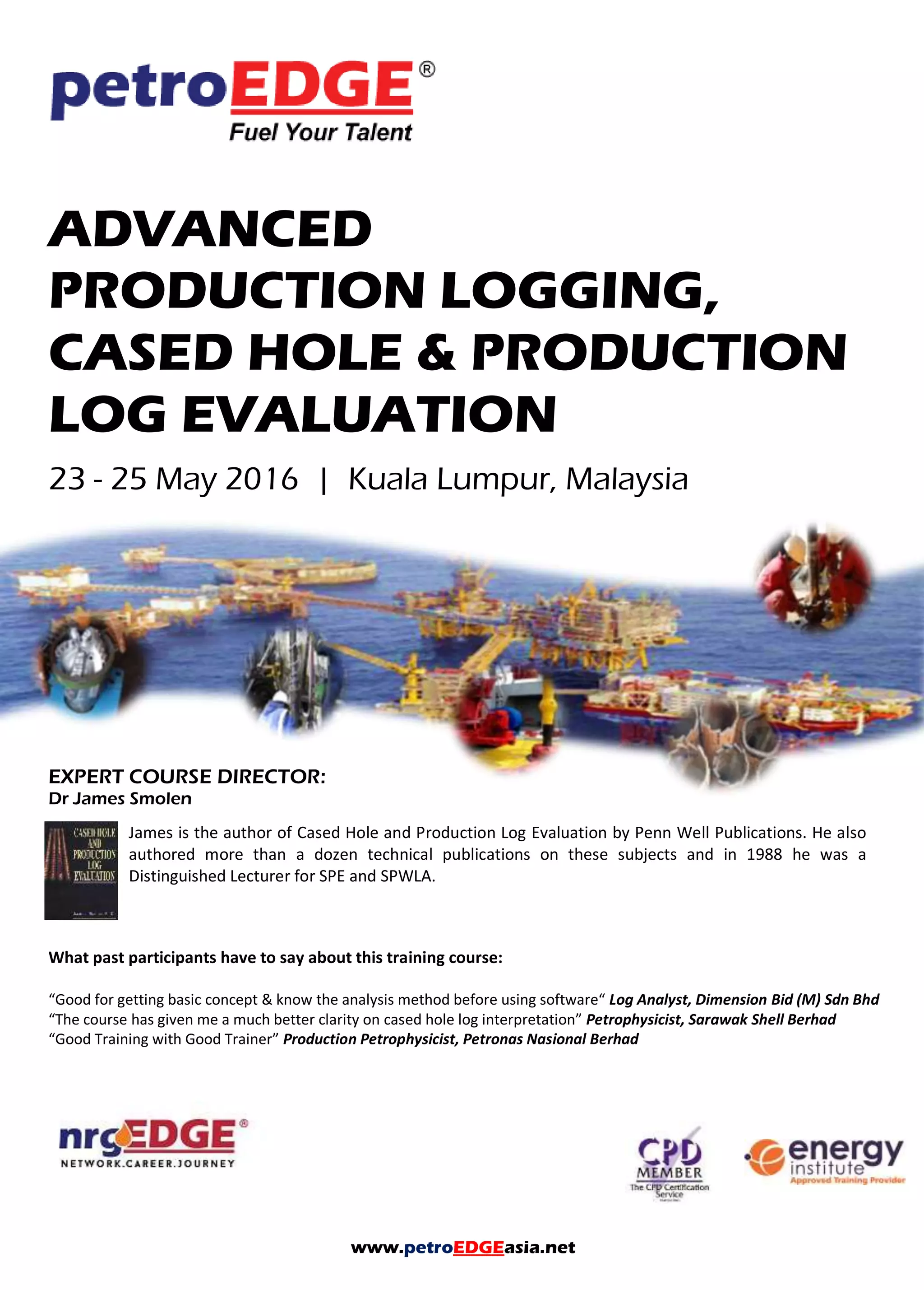 ADVANCED PRODUCTION LOGGING, CASED HOLE & PRODUCTION LOG EVALUATION | PDF