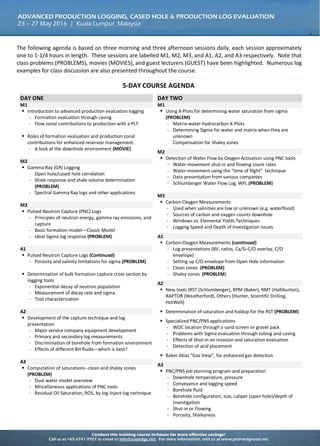 ADVANCED PRODUCTION LOGGING, CASED HOLE & PRODUCTION LOG EVALUATION | PDF