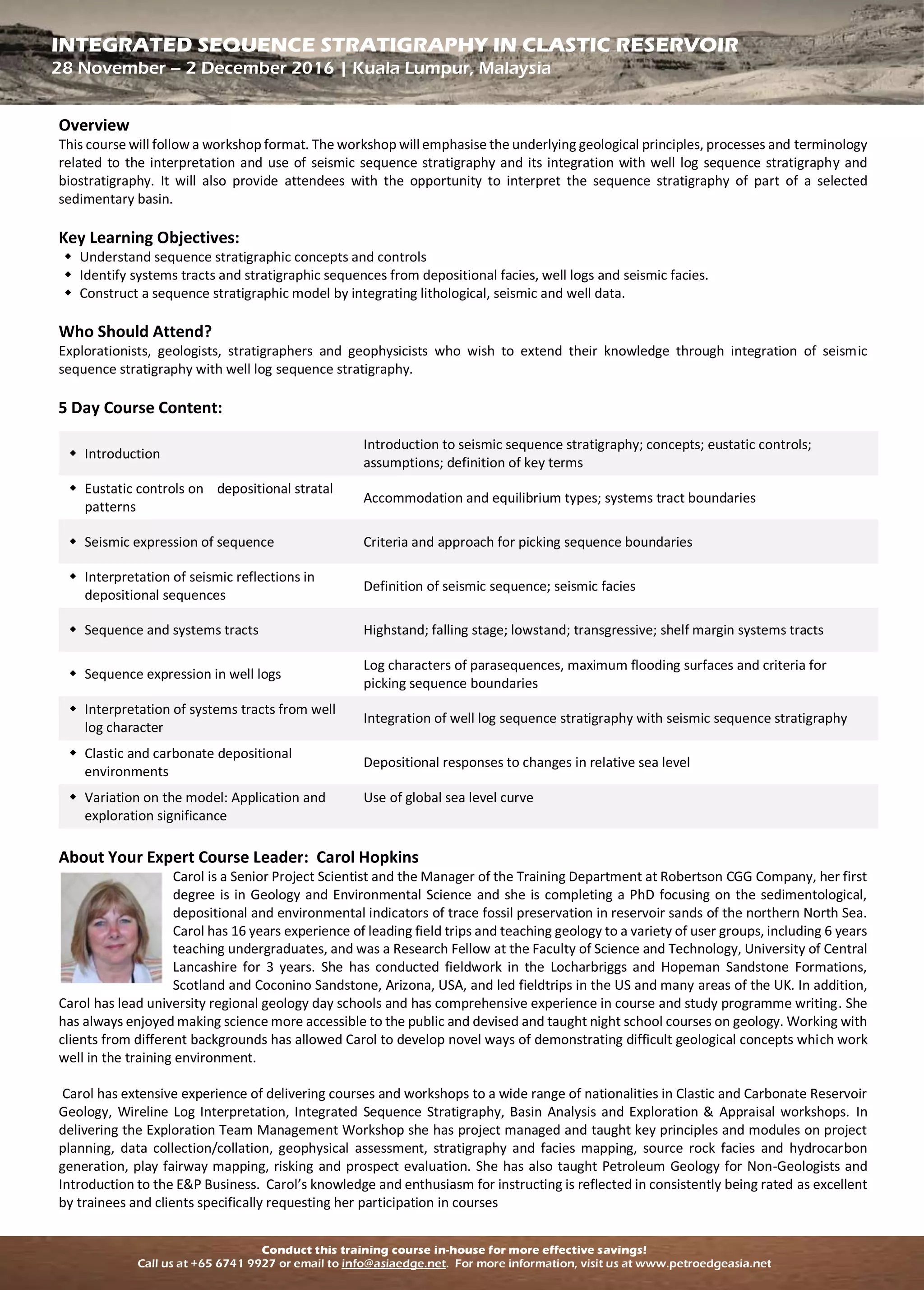 Integrated Sequence Stratigraphy in Clastic Reservoirs | PDF