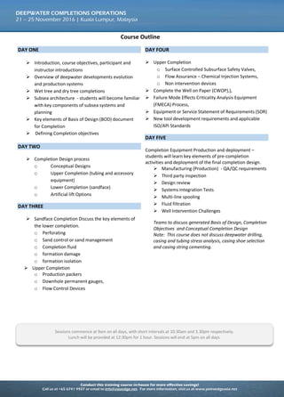 Deepwater Completions Operations | PDF | Canoeing and Kayaking ...