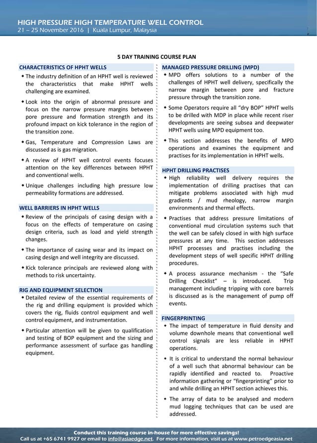 Pe986 HPHT Well Control | PDF