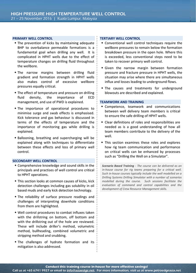 Pe986 HPHT Well Control | PDF