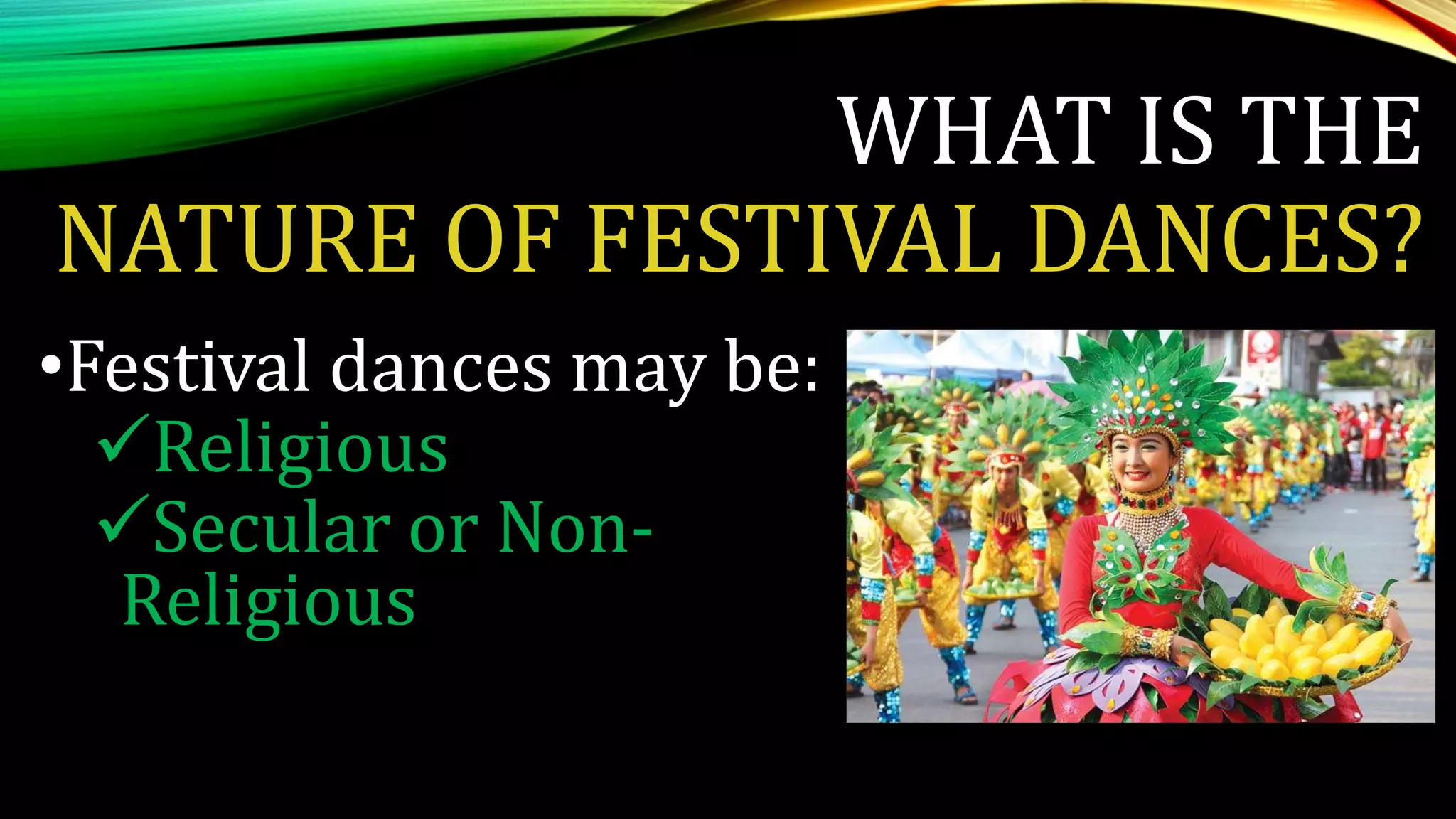 An introduction to Philippine Festival Dances (Religious and Secular ...