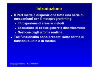 Pe a3 perl-metaprogramming | PDF | Programming Languages | Computing