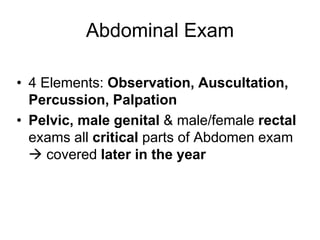 Pe abdominalexam | PDF