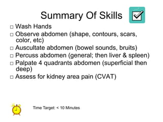 Pe abdominalexam | PDF