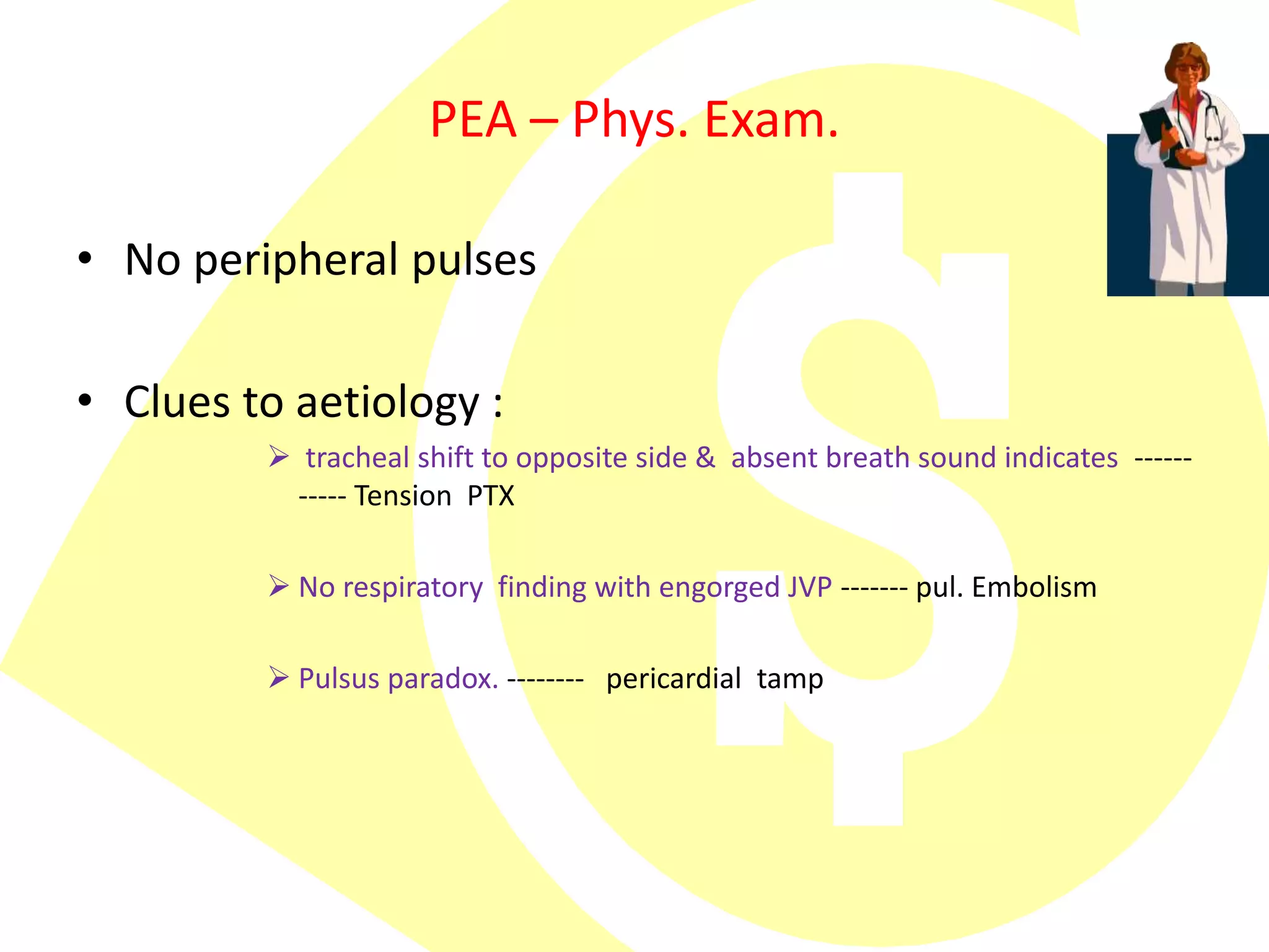 pulseless electrical activity bradycardia Nov 2014 | PPTX
