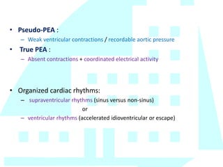 pulseless electrical activity bradycardia Nov 2014 | PPTX