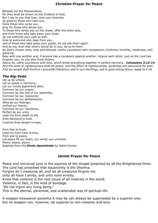 Peace | DOCX