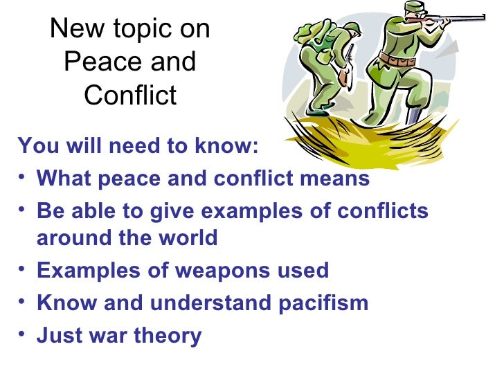 Peace And Conflict 1