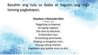 Pagdamay sa katutubong dayuhan.Peace edu | PPT
