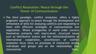 Peace Paradigm in the Philippines | PPTX