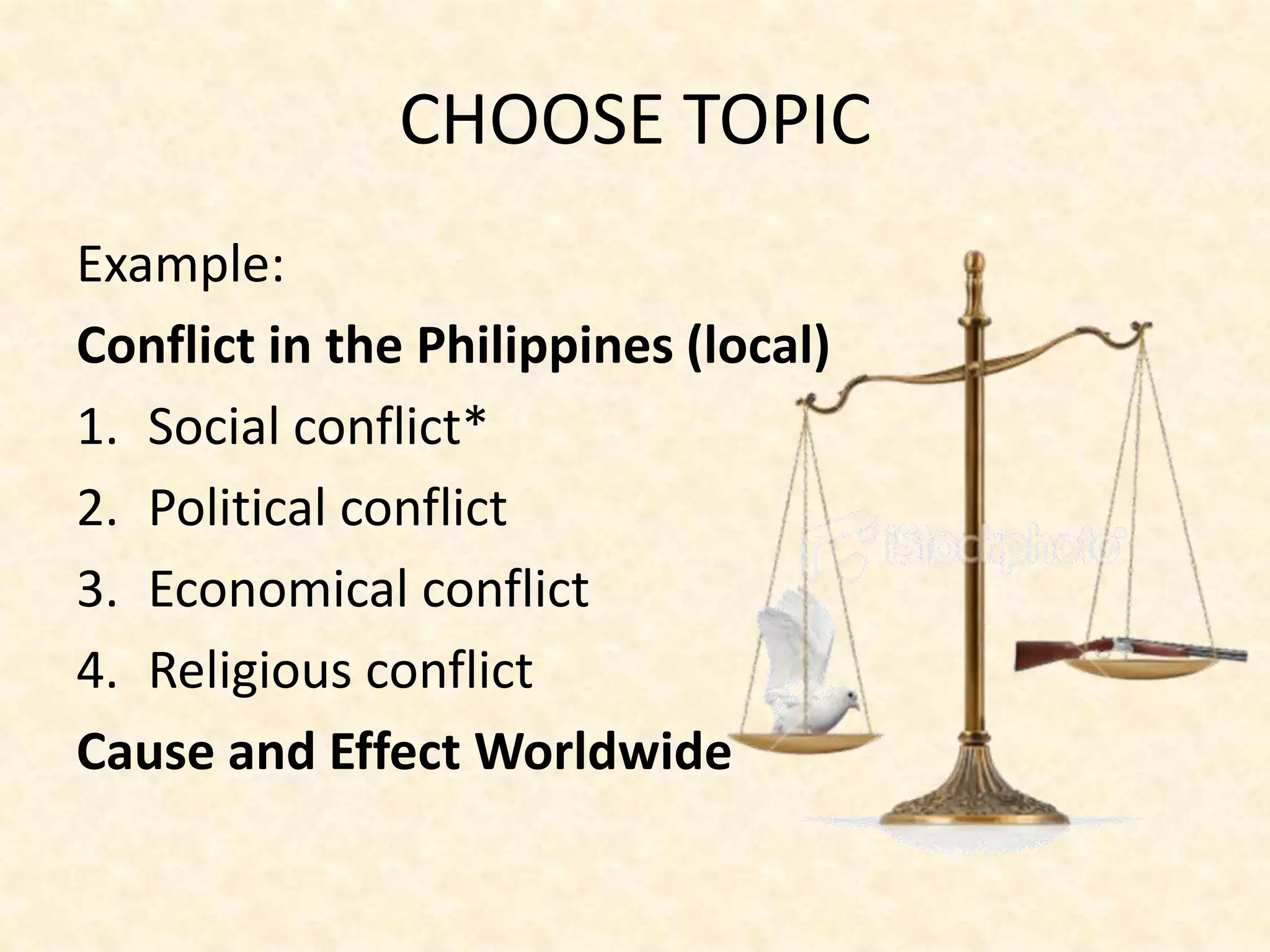 Peace and conflict | PPTX