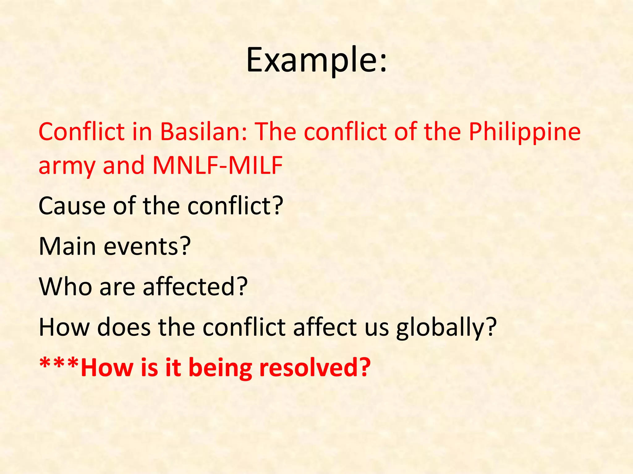 Peace and conflict | PPTX