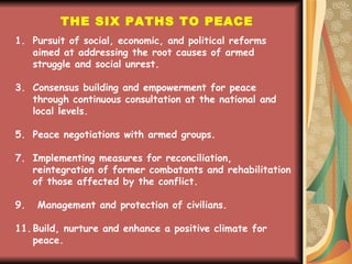 Peace and Conflict Nature | PPT