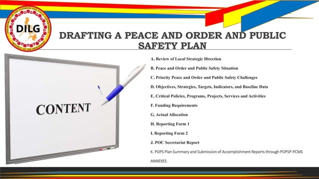 PEACE AND ORDER AND PUBLIC SAFETY PLANNING-2022.pptx | Civic affairs ...