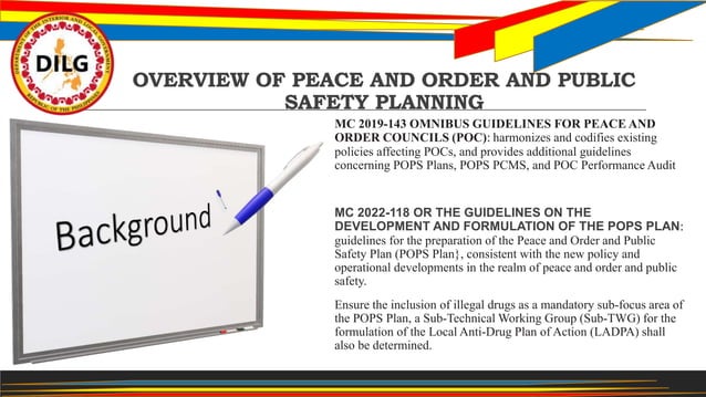 PEACE AND ORDER AND PUBLIC SAFETY PLANNING-2022.pptx | Civic affairs ...