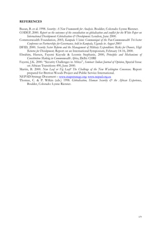 Peace and security in west africa | PDF