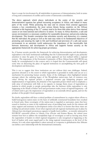 Peace and security in west africa | PDF